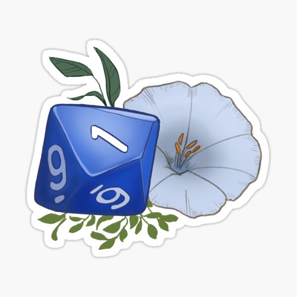 "D10 flowers" Sticker for Sale by evelineverburg | Redbubble