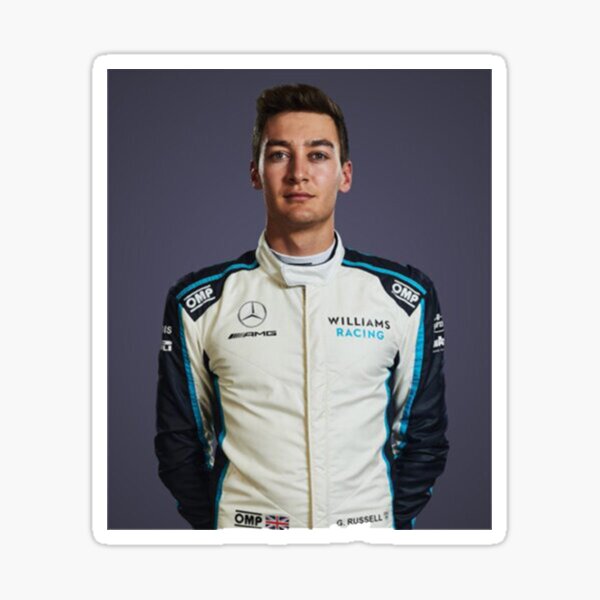 "George Russell F1 - William " Sticker for Sale by IsaacJamesxv | Redbubble