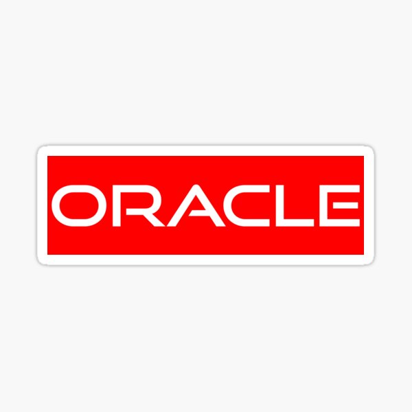 "Oracle Logo" Sticker for Sale by khoukhi001 | Redbubble