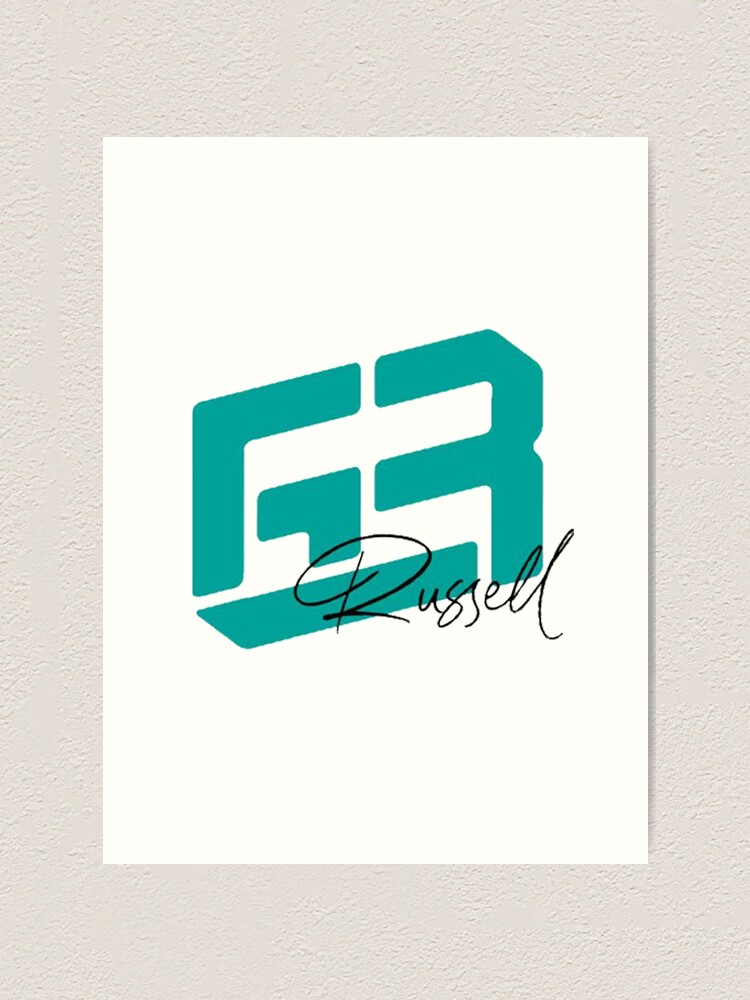 "George Russell #63 F1 driver Logo" Art Print for Sale by IsaacJamesxv ...