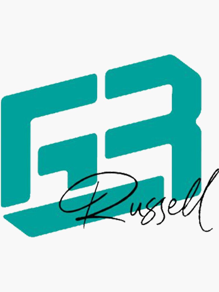 "George Russell #63 F1 driver Logo" Sticker for Sale by IsaacJamesxv ...