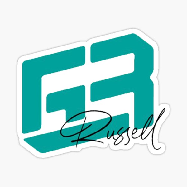 "George Russell #63 F1 driver Logo" Sticker for Sale by IsaacJamesxv ...