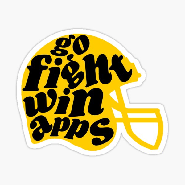 "Go fight Win app state" Sticker for Sale by mktd6 | Redbubble