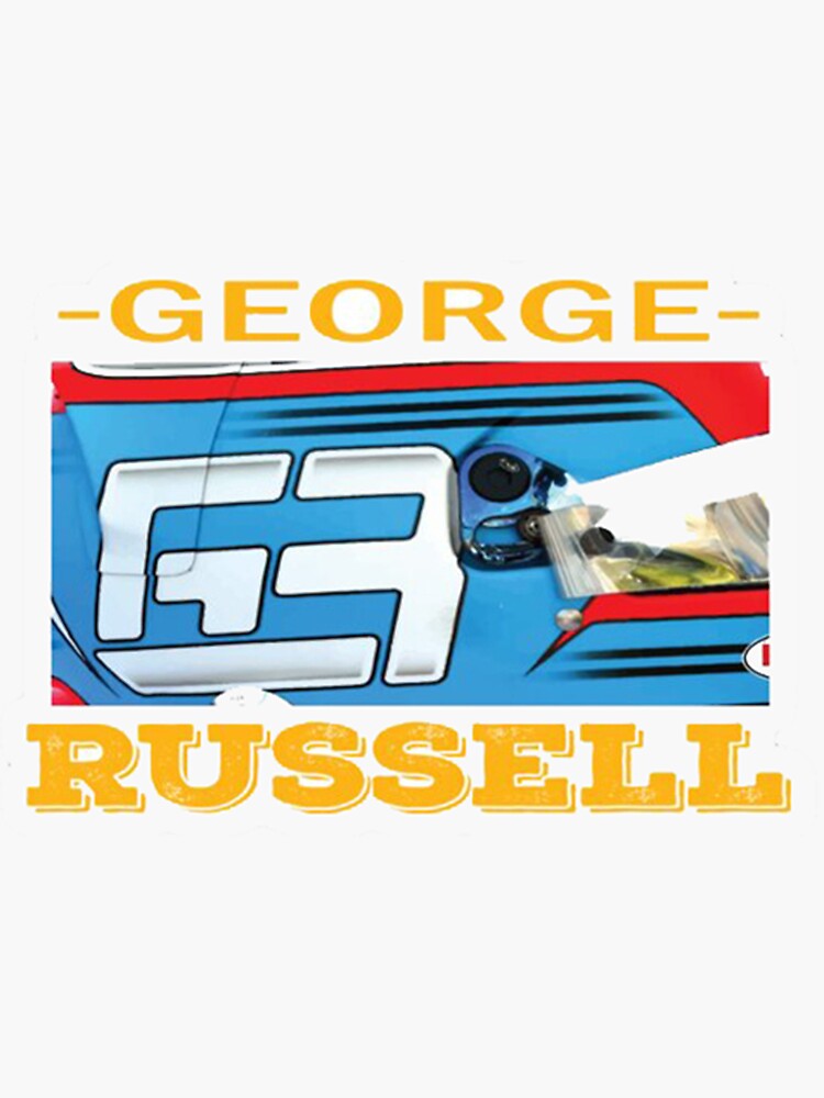 "George Russell #63 F1 driver Logo" Sticker for Sale by IsaacJamesxv ...