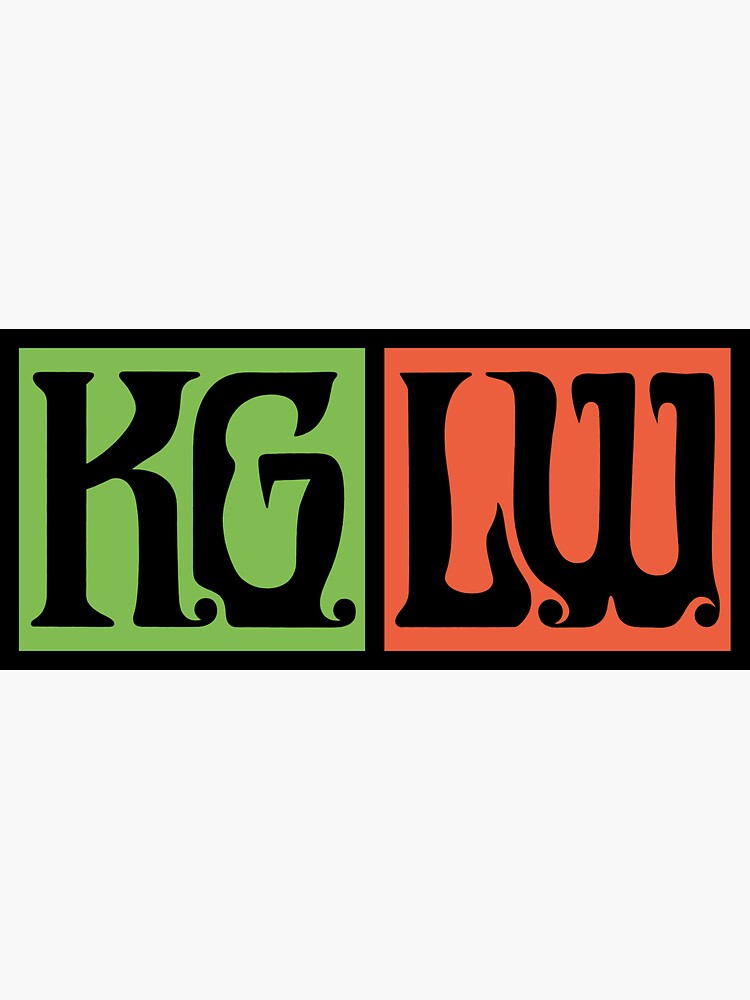 "KGLW Logo" Sticker for Sale by levihutch | Redbubble
