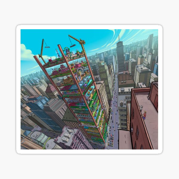 "Best tower" Sticker for Sale by Jesse Martin | Redbubble