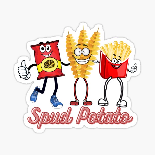 "Cute Spud Potato" Sticker for Sale by Lulushop2 | Redbubble