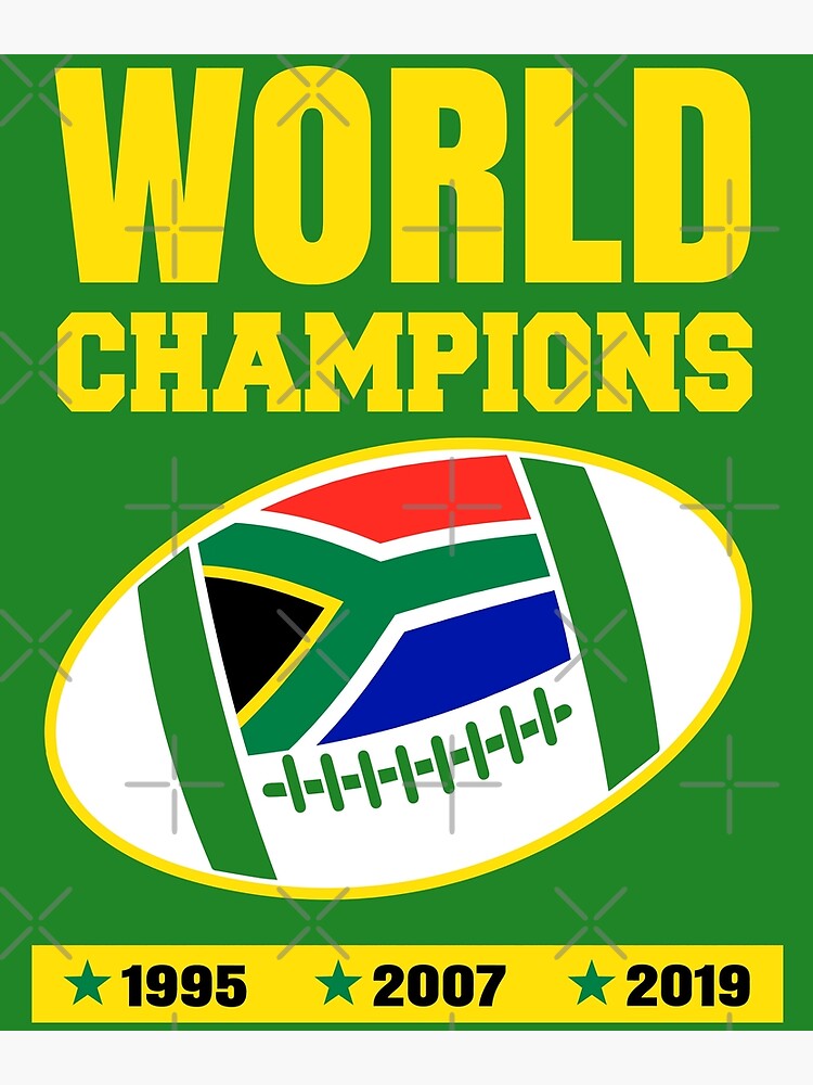 "South Africa World Champions Bokbefok" Poster for Sale by ...