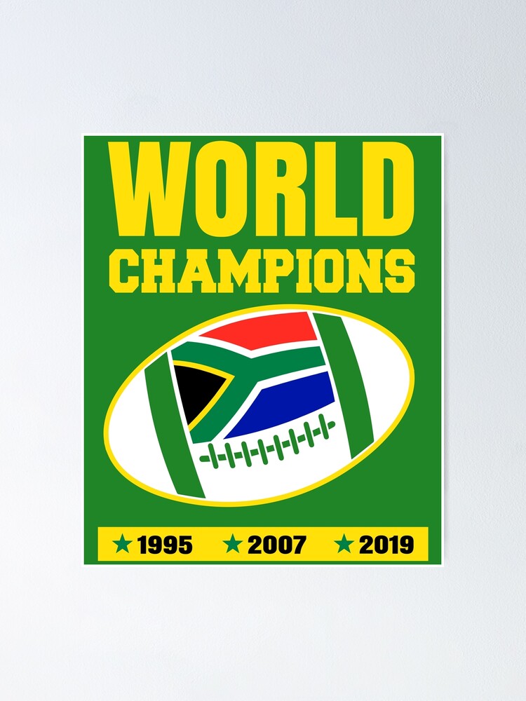 "South Africa World Champions Bokbefok" Poster for Sale by ...
