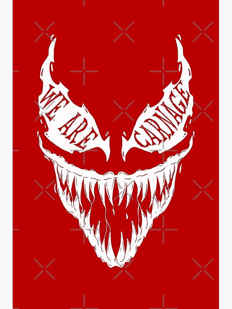 "We are Carnage" Poster for Sale by LenasScribbles | Redbubble