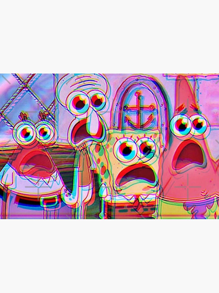 "Trippy spongebob cult psychedelics" Poster for Sale by jstepan | Redbubble