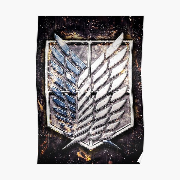 "AOT Flag" Poster for Sale by margaritaluc | Redbubble