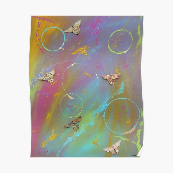 "Flutter" Poster for Sale by Jade-and-Ink | Redbubble