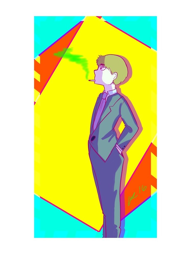 "Mob Psycho 100: Reigen" iPhone Case for Sale by Mari-Spaghetti | Redbubble