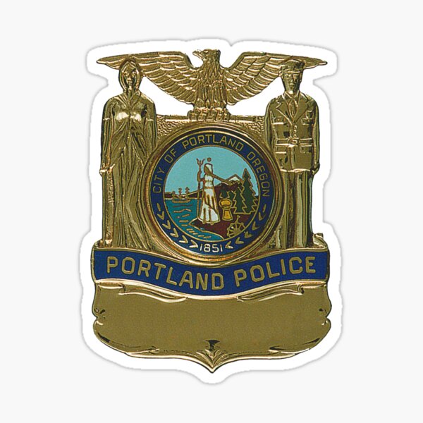 "Portland Oregon Police Badge" Sticker for Sale by lawrencebaird ...