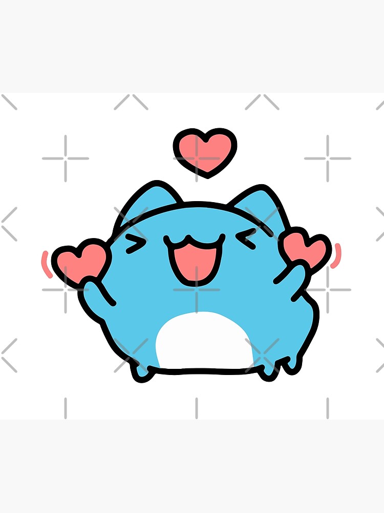 "Love Capoo cat, Bugcat capoo " Poster for Sale by dev-ilyass | Redbubble