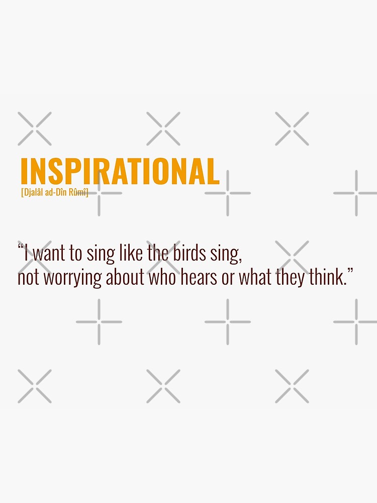 Singing Inspirational Quotes