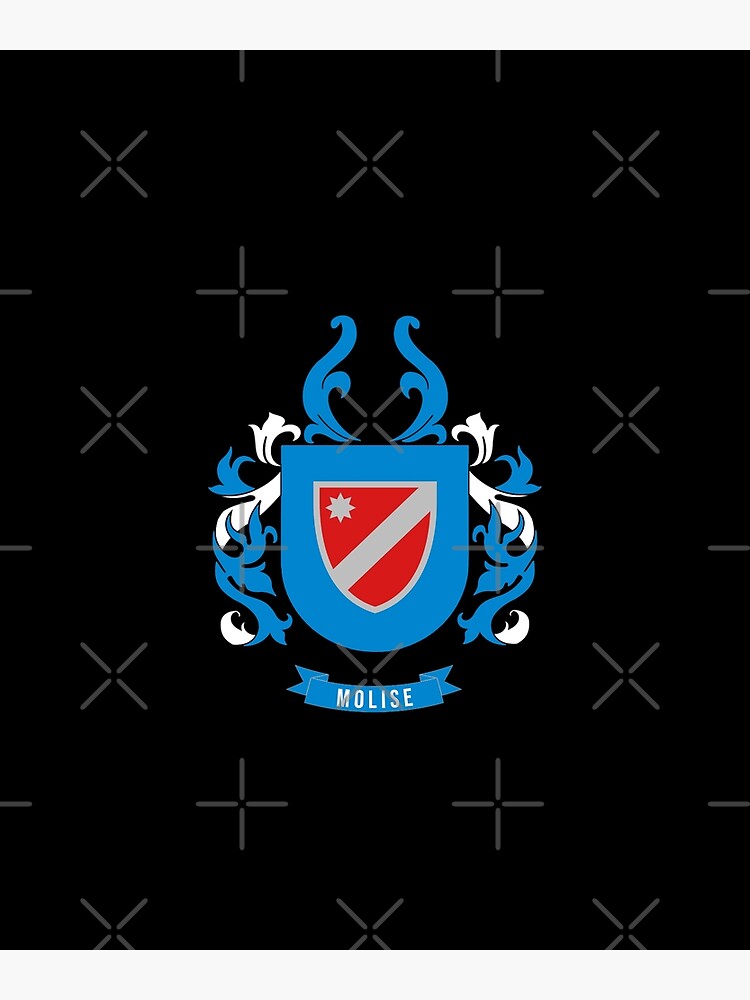 "Molise Flag Coat Of Arms - Cool Italian Molise Region" Poster by ...