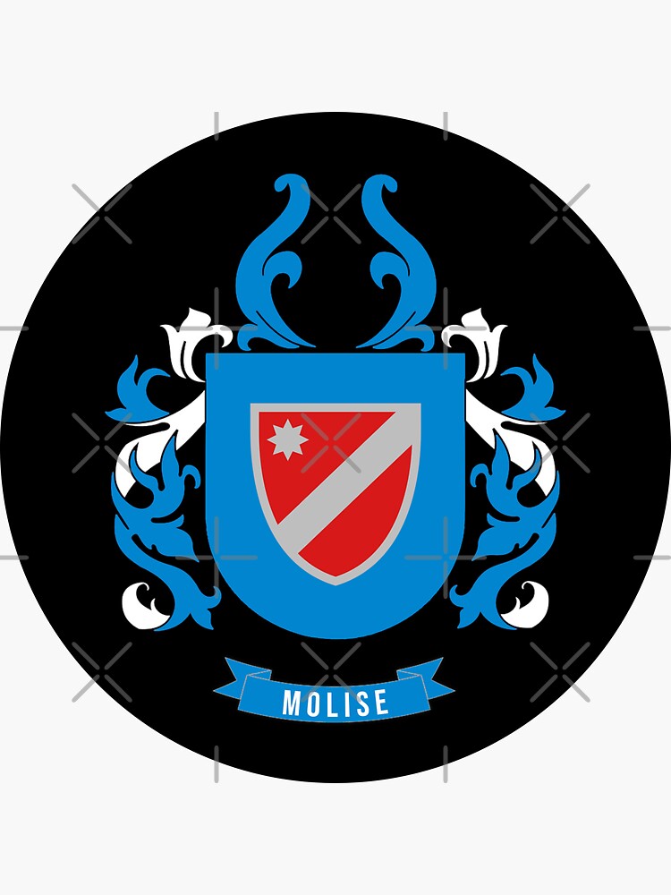 "Molise Flag Coat Of Arms - Cool Italian Molise Region" Sticker for ...