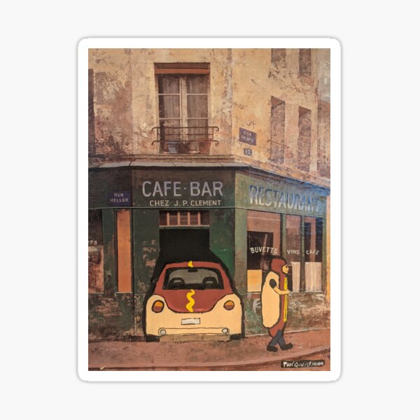 "That could be anyone's Hot Dog Car." Sticker for Sale by PQSteven ...