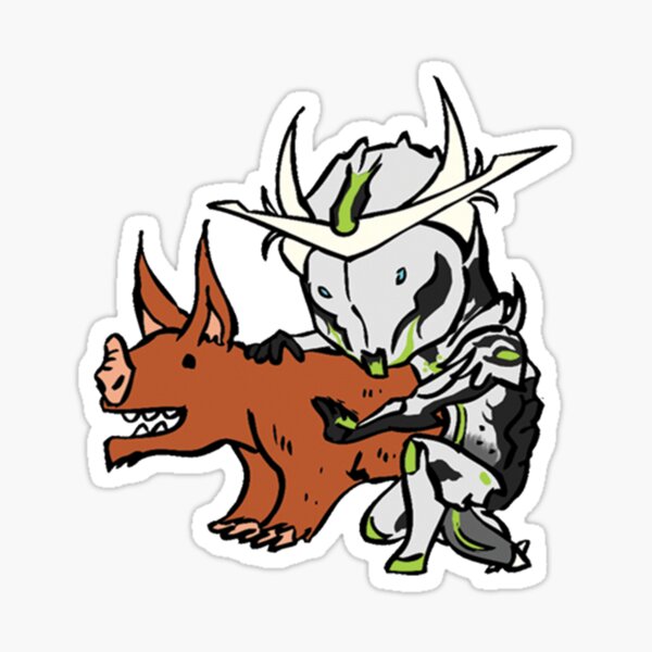 "Oberon Warframe " Sticker for Sale by EmilyMeganXArt | Redbubble