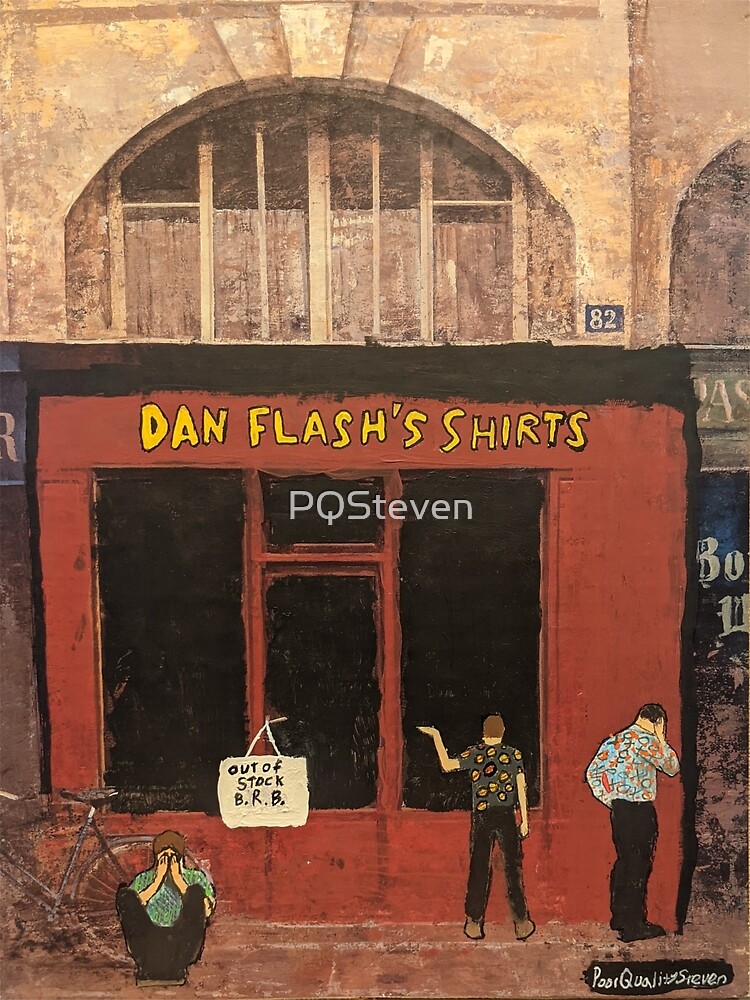"Dan Flashes Shirts!" Poster for Sale by PQSteven | Redbubble