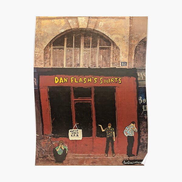 "Dan Flashes Shirts!" Poster for Sale by PQSteven | Redbubble