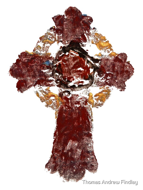 "Red Cross by artist Thomas Andrew" by Thomas Andrew Findlay | Redbubble
