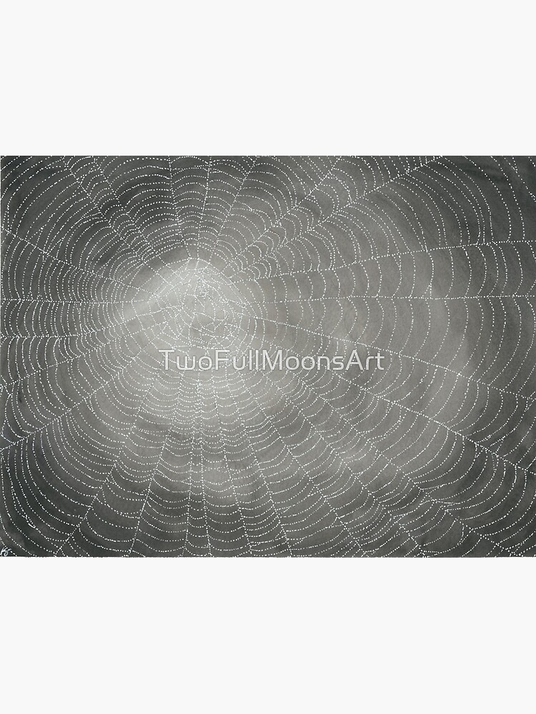 "Black spider web" Poster for Sale by TwoFullMoonsArt | Redbubble