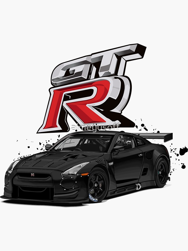 "GTR R35" Sticker for Sale by aimeyusoff | Redbubble