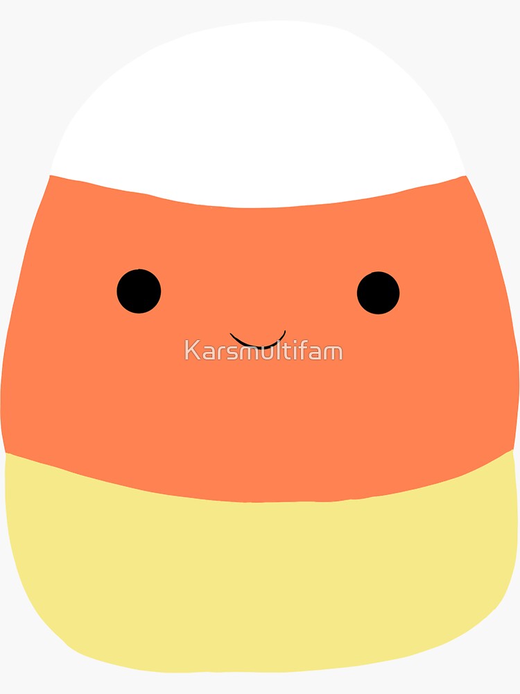 "Cannon The Candy Corn Squishmallow" Sticker for Sale by Karsmultifam ...
