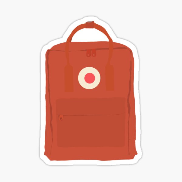 "Rowan Red Kanken Backpack Bag" Sticker for Sale by mizzmaisie | Redbubble