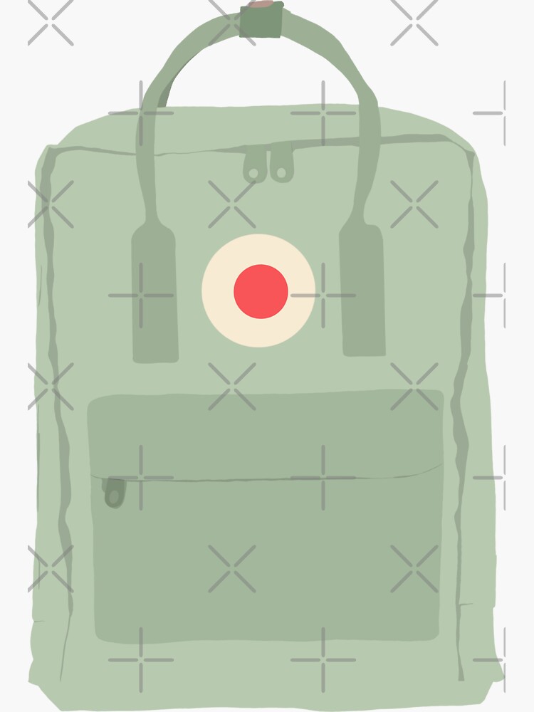 "Mint Green Kanken Backpack Bag" Sticker for Sale by mizzmaisie | Redbubble
