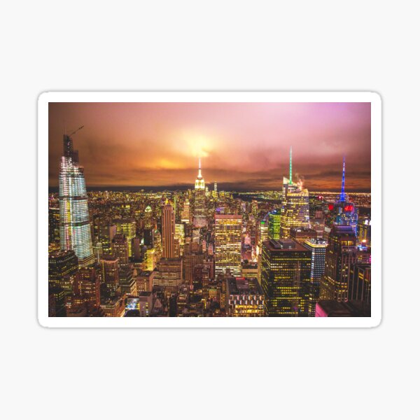 "Manhattan Skyline" Sticker for Sale by klphotos | Redbubble