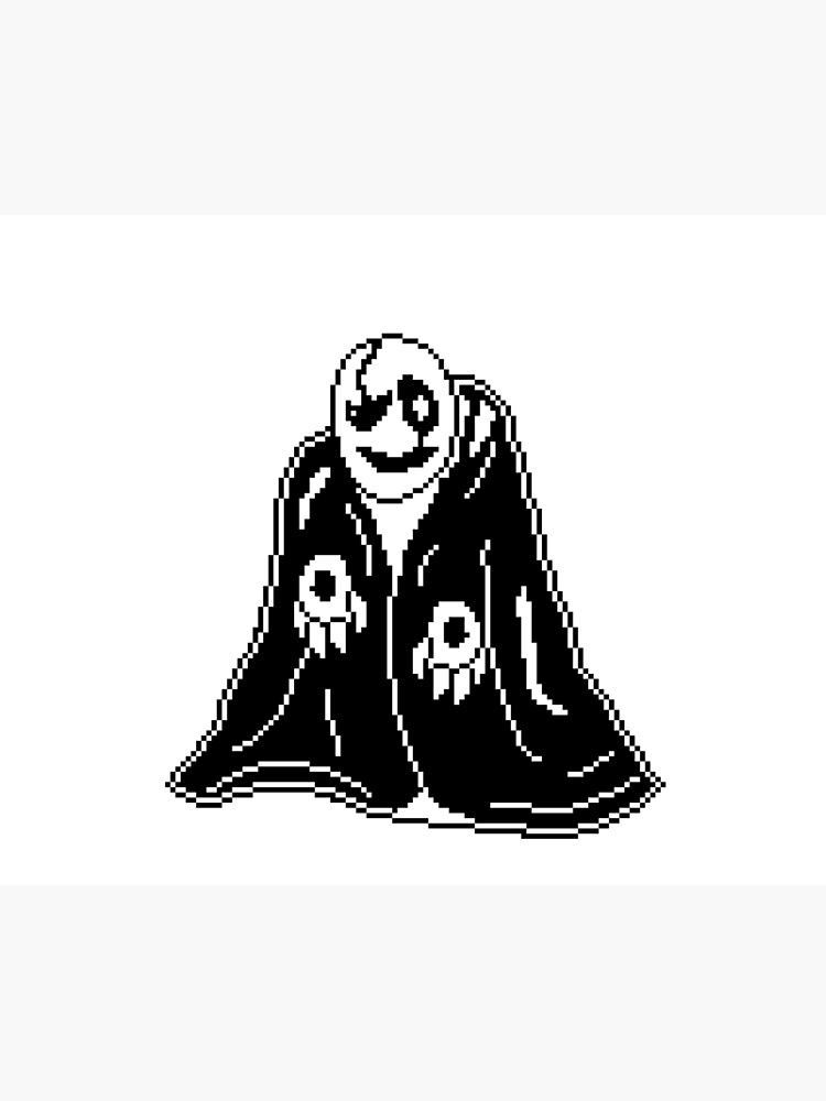 "W.D. Gaster (Battle Sprite)" Art Print for Sale by mosaic-mind | Redbubble