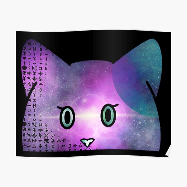 "Galaxy Cat" Poster for Sale by TK-Illustrate | Redbubble
