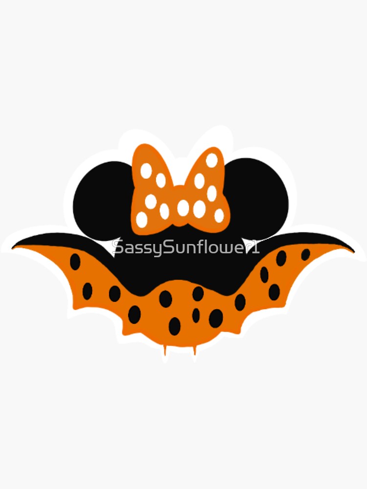 "Minnie Bat" Sticker for Sale by SassySunflower1 | Redbubble