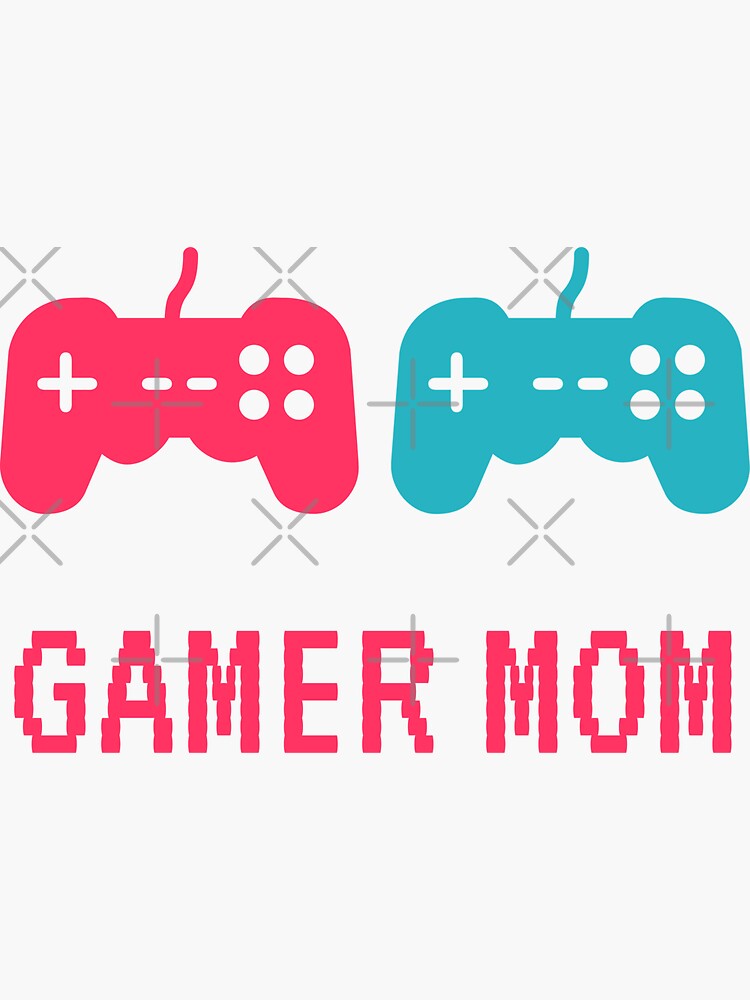 "Gamer Mom" Sticker for Sale by StarTraveler | Redbubble