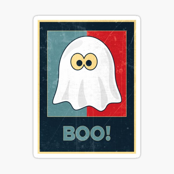 "Cool Funny Ghost" Sticker for Sale by RedHeartBalloon | Redbubble