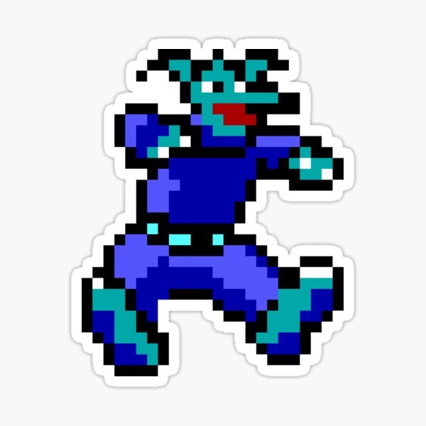 "Commander Keen Martian Blue Wolf Vorticon" Sticker for Sale by TagSlap ...