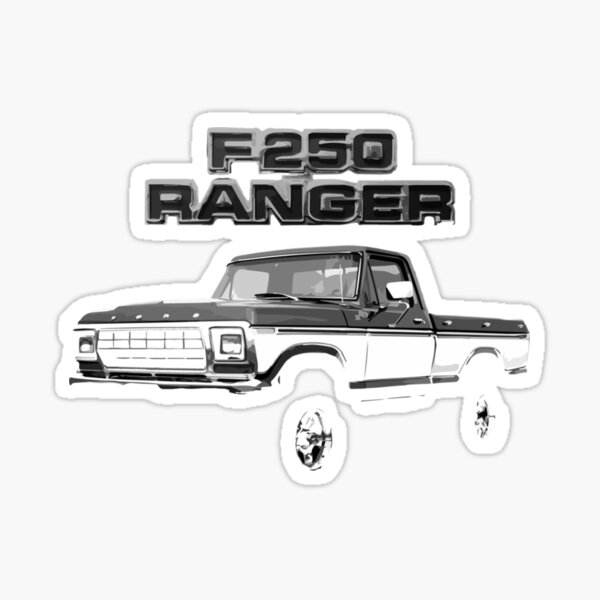"1979 FORD RANGER F250 4X4 Premium " Sticker for Sale by DaniEviAfter ...