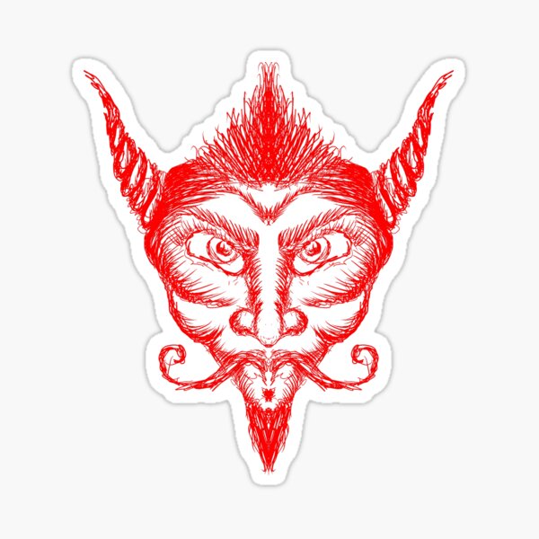 "Fancy Devil" Sticker for Sale by eetfuk81 | Redbubble
