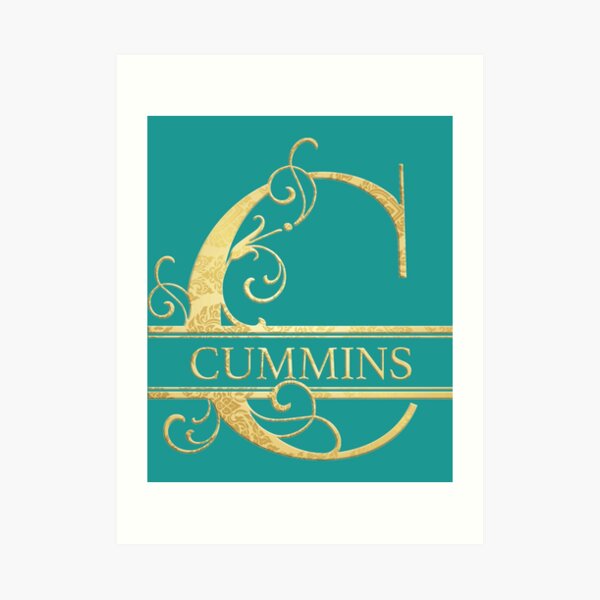 "Cummins Name - Golden Letters Designs With The Cummins Name " Art ...