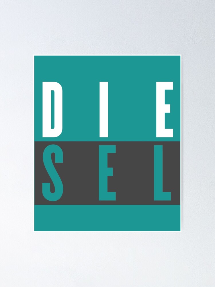 "Diesel Engine Urban Block " Poster for Sale by DaniEviAfter | Redbubble