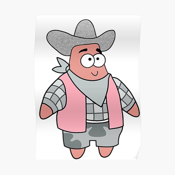 "patrick cowboy" Poster by kelseydilla | Redbubble
