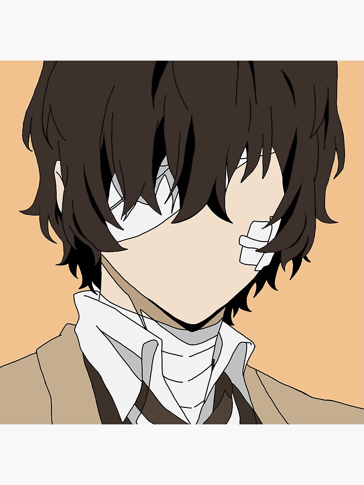 "Dazai " Sticker for Sale by akaribaby | Redbubble