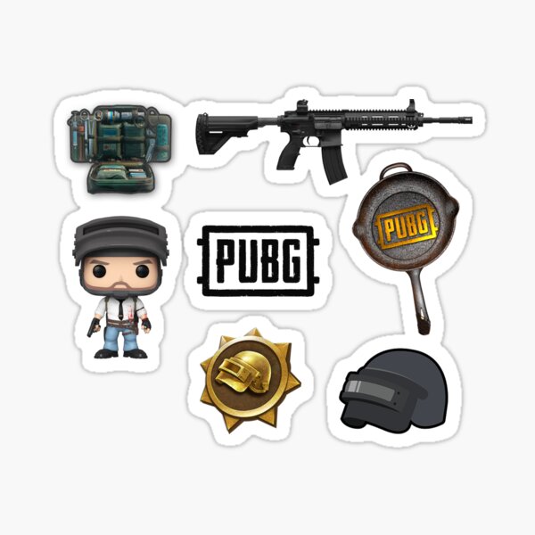"pubg mobile stikers pack " Sticker for Sale by nawfalryuck | Redbubble