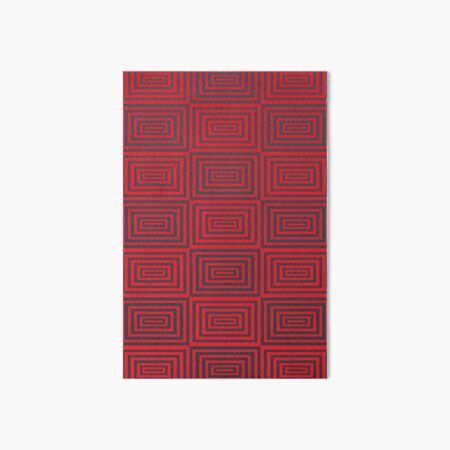 "Rectangle inside a Rectangle v2 Alternating Pattern of Red and Dark ...