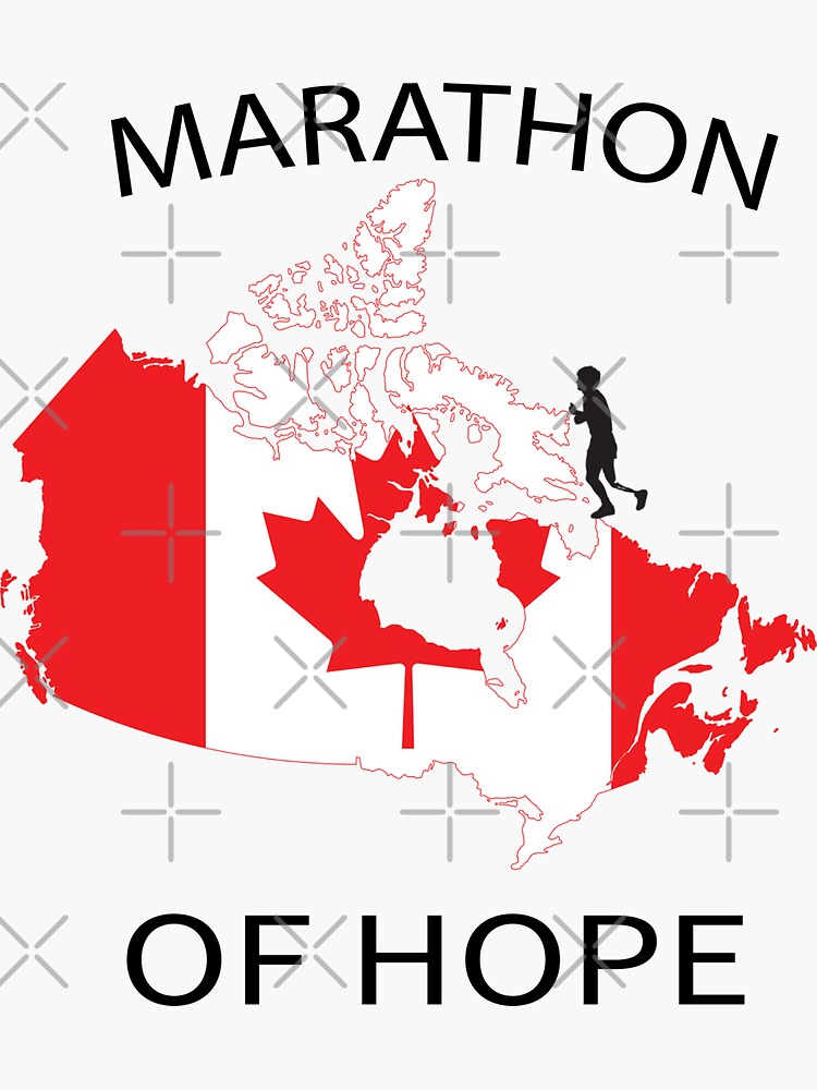 "terry fox" Sticker for Sale by imagineandenjoy | Redbubble