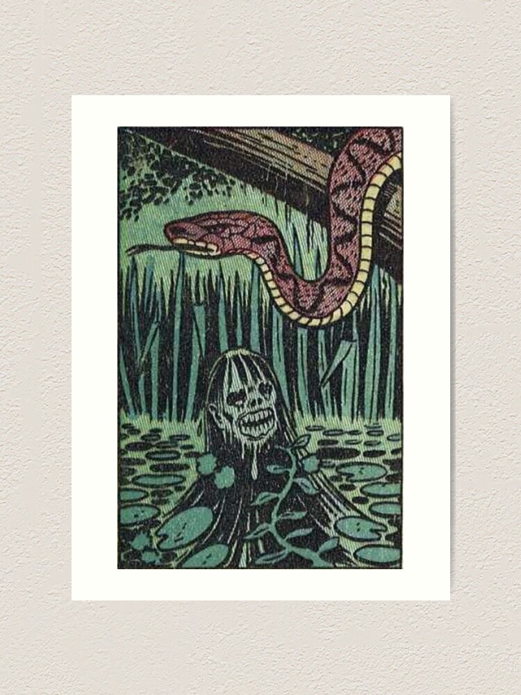 Impression artistique « Bandes dessinées d'horreur vintage | Amateurs ...